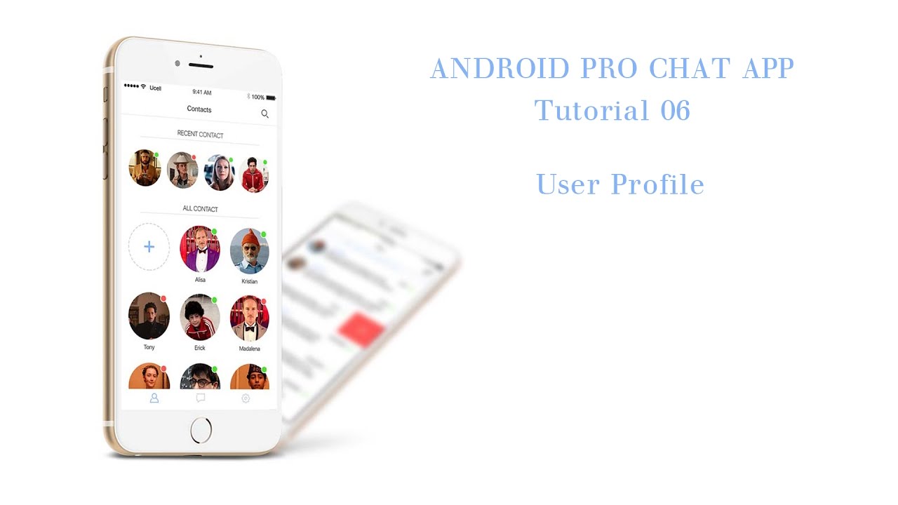 Android Pro Chat App - 6. User Profiles - YouTube
