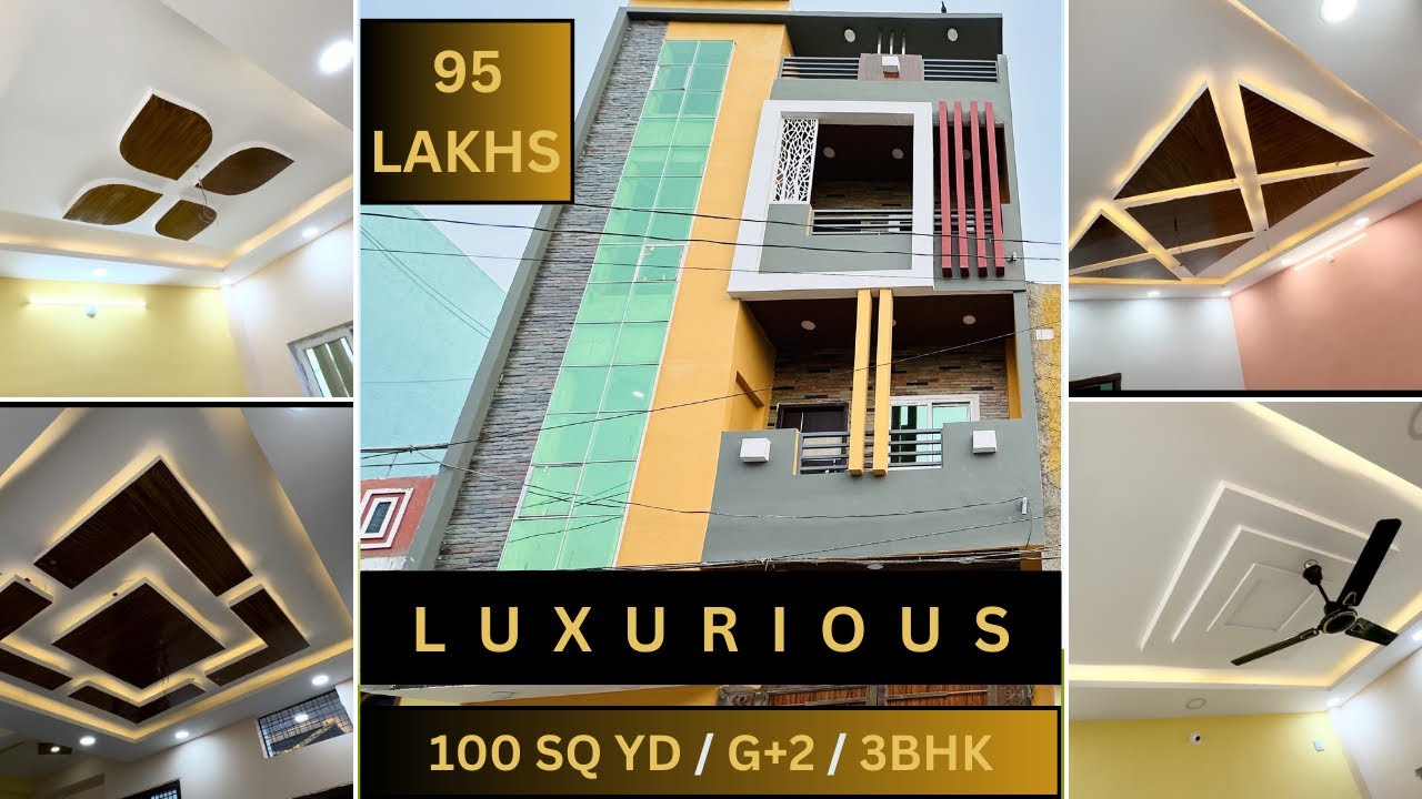Inside A 100 Sq Yard Beautiful Design House | 3BHK House For Sale - YouTube