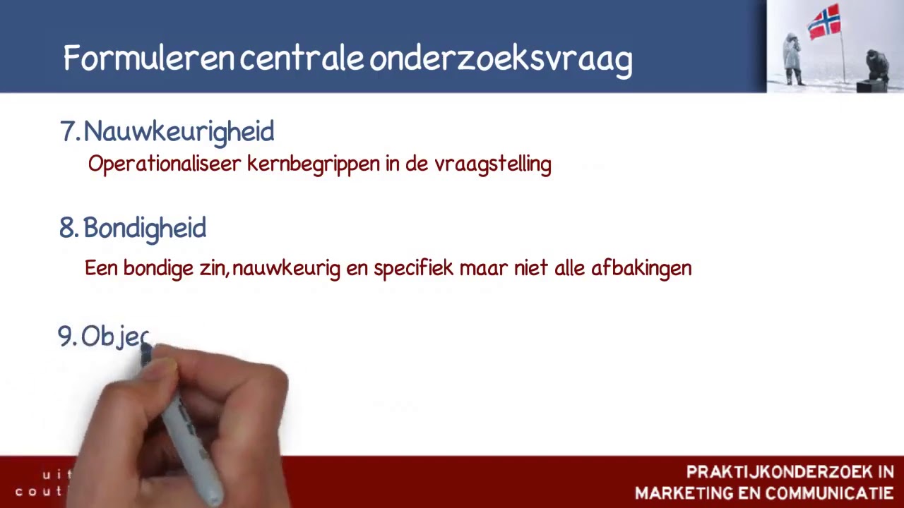 Van probleemstelling naar deelvragen - YouTube