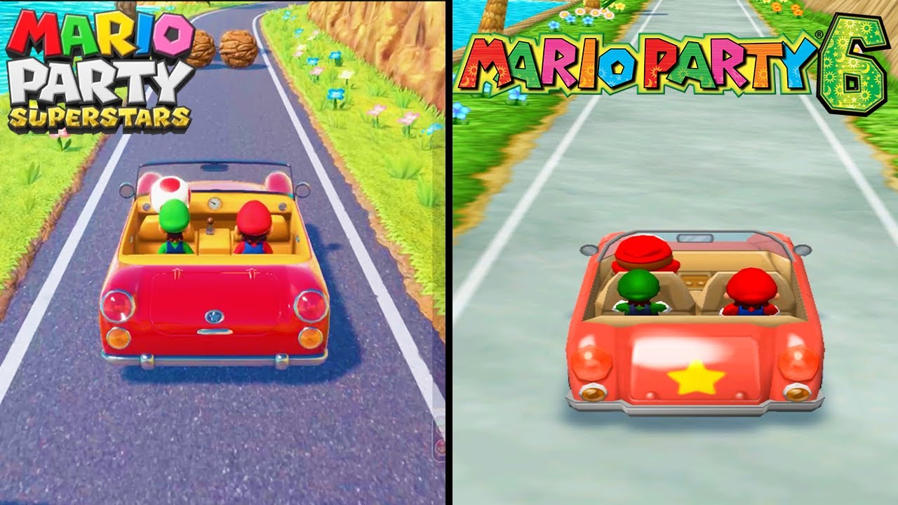 Comparison of Rocky Road in Mario Party (2004-2021) - YouTube