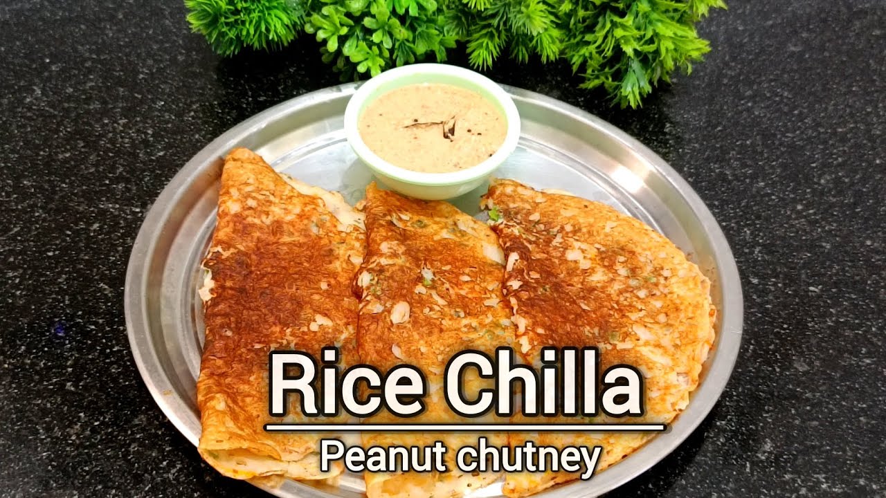 Rice flour chilla recipe | चावल के आटे का चिला | instant rice flour ...