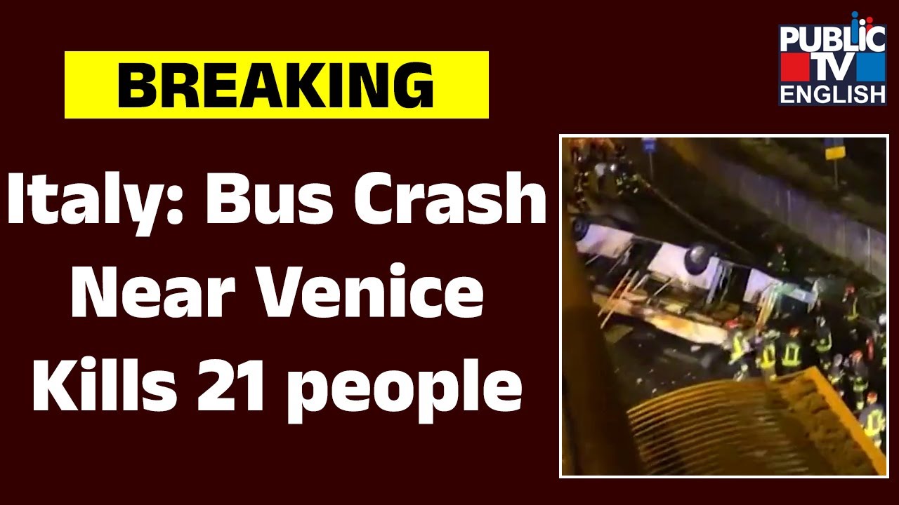 Italy: Bus Crash Near Venice Kills 21 People | Public TV English - YouTube