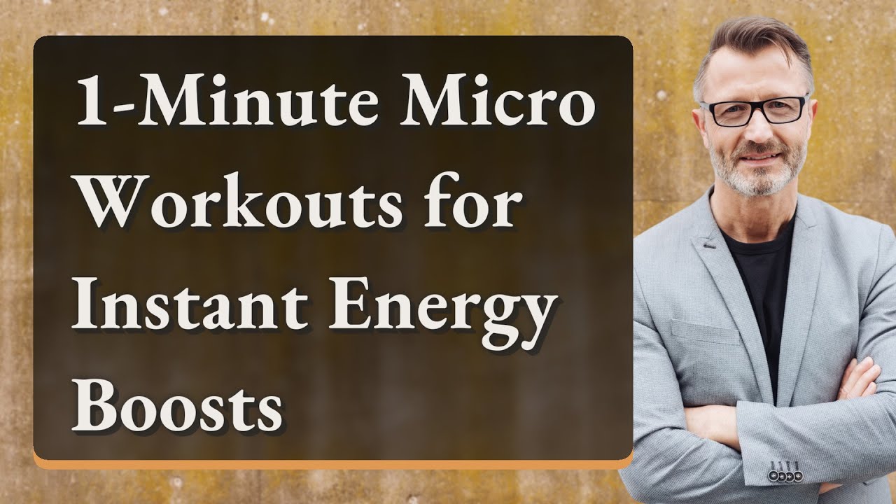 1-Minute Micro Workouts for Instant Energy Boosts - YouTube