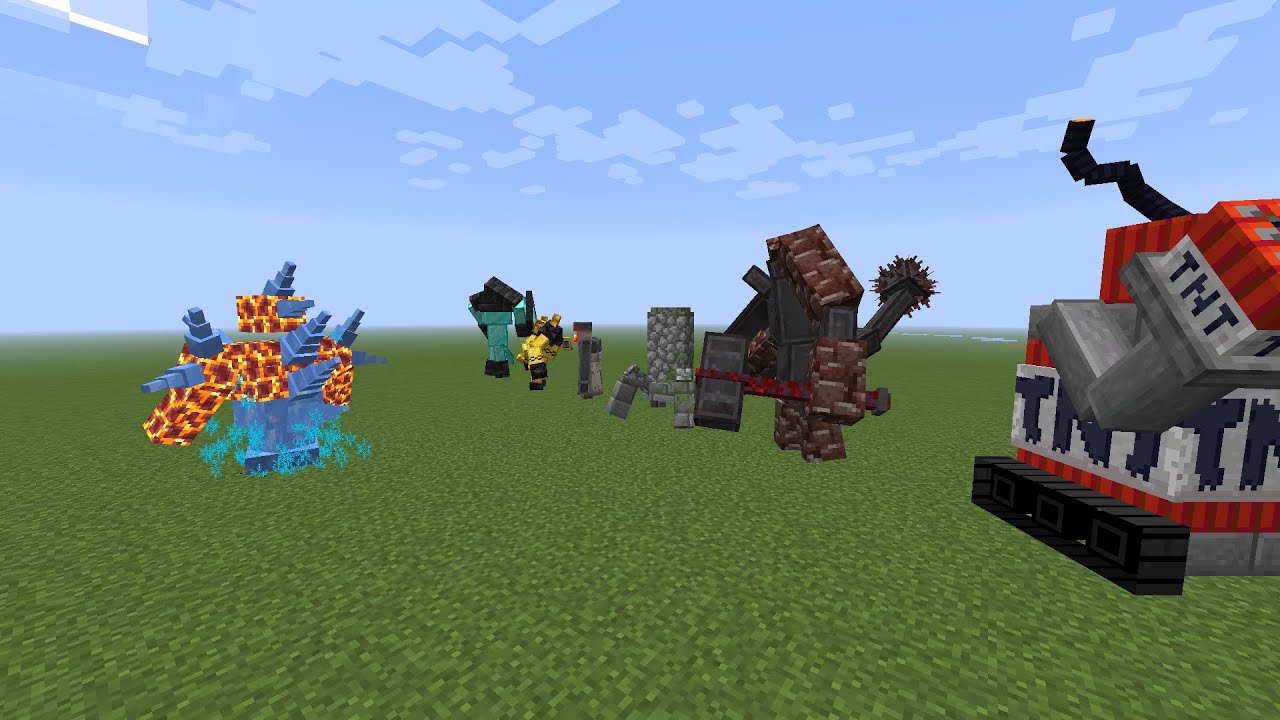 Frost Magma vs Golemania Minecraft Mob Battle - YouTube