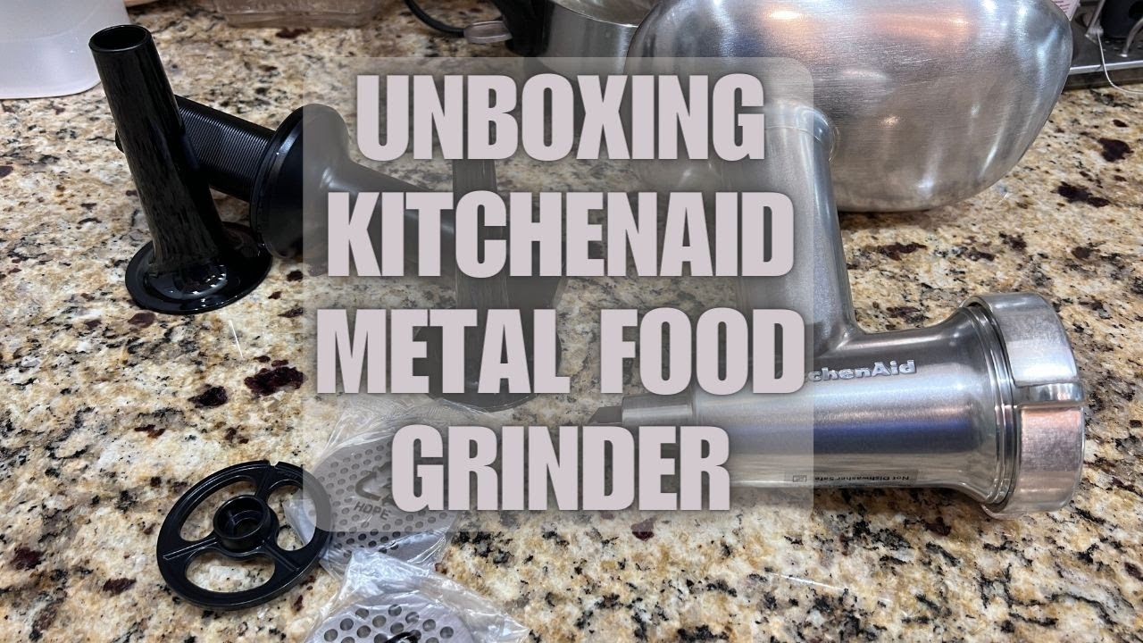 Is the KitchenAid Metal Food Grinder Worth It? Unboxing & Review! - YouTube