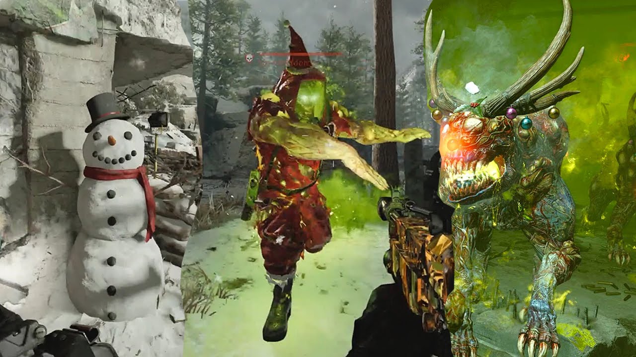 Festive zombies in Cold War - YouTube
