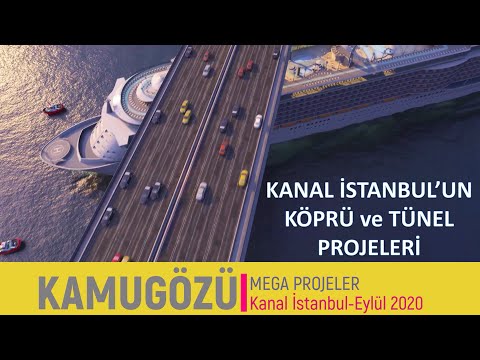 Kanal İstanbul'un Köprü ve Tünel Projeleri - Eylül 2020