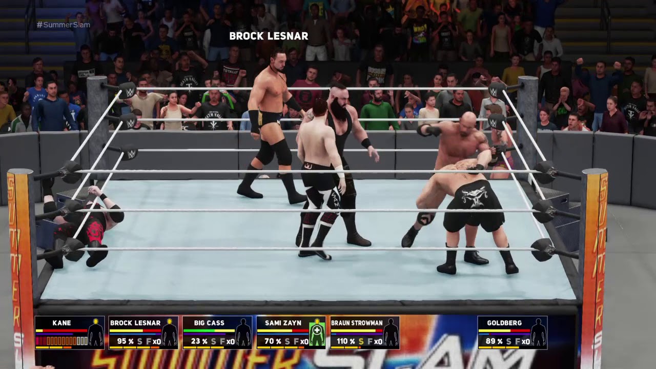 WWE 2K18 Big Cass returns to Raw - YouTube