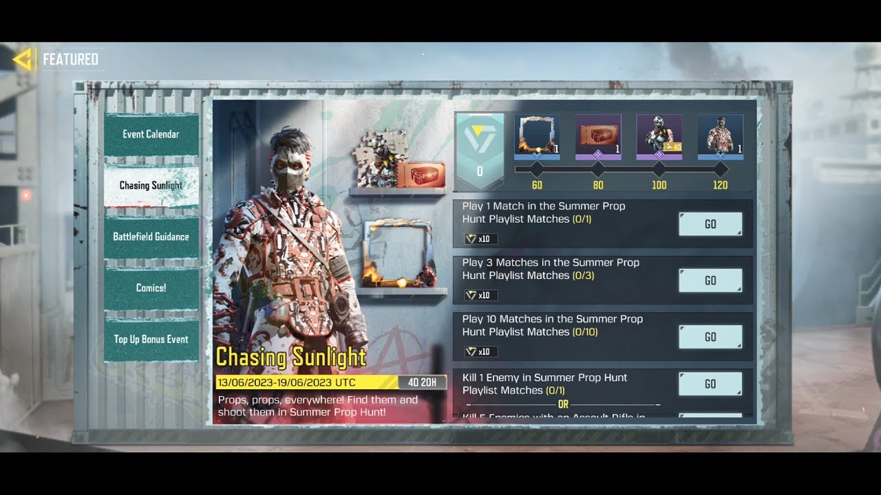 Chasing Sunlight Featured Event || Call of Duty Mobile (No Commentary ...