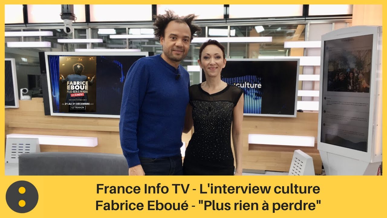 France Info, L'interview culture - Fabrice Eboué par Isabelle Layer ...