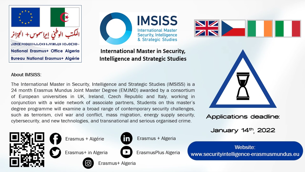 Offre de Bourse EMJMD #4: International Master in Security ...