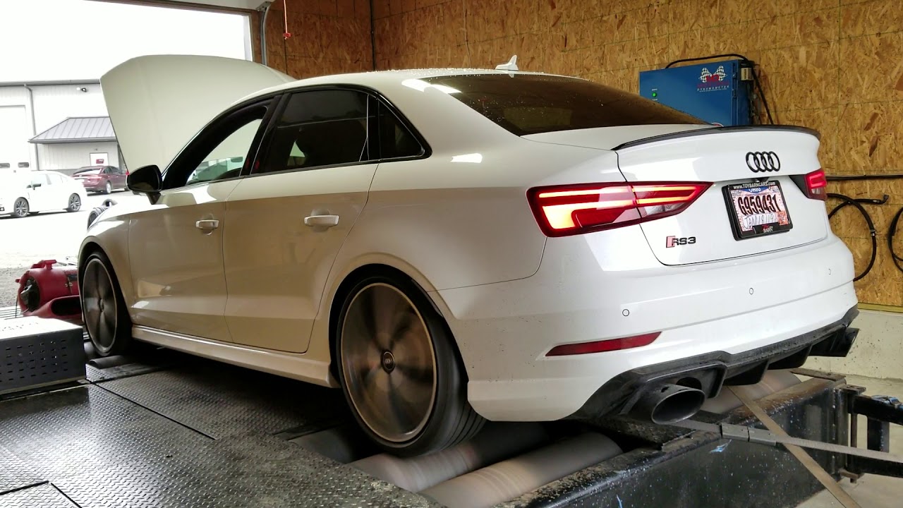 Audi RS3 stage 2+ on e85 on the dyno. - YouTube