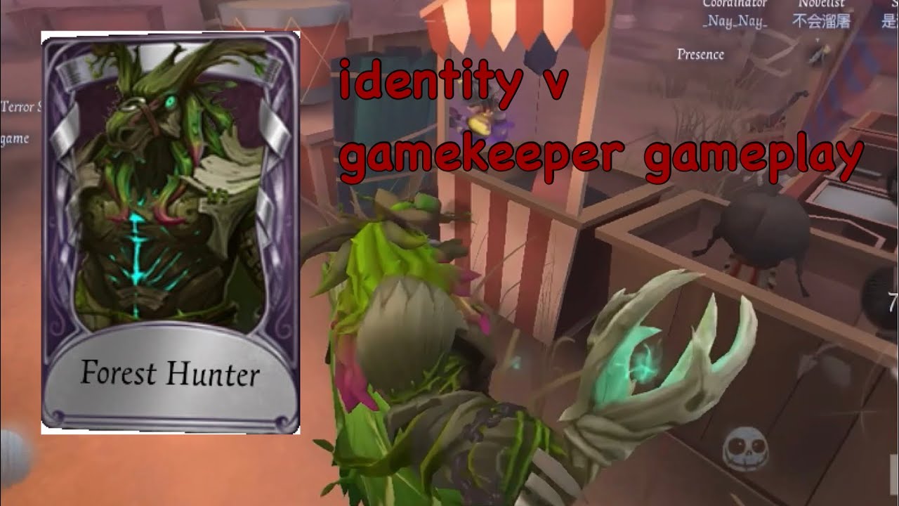 playing as every hunter part 3 | gamekeeper | identity v gamekeeper ...