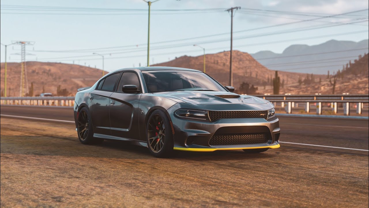 Forza Horizon 5 - Dodge charger SRT HELLCAT - Highway cruise - YouTube