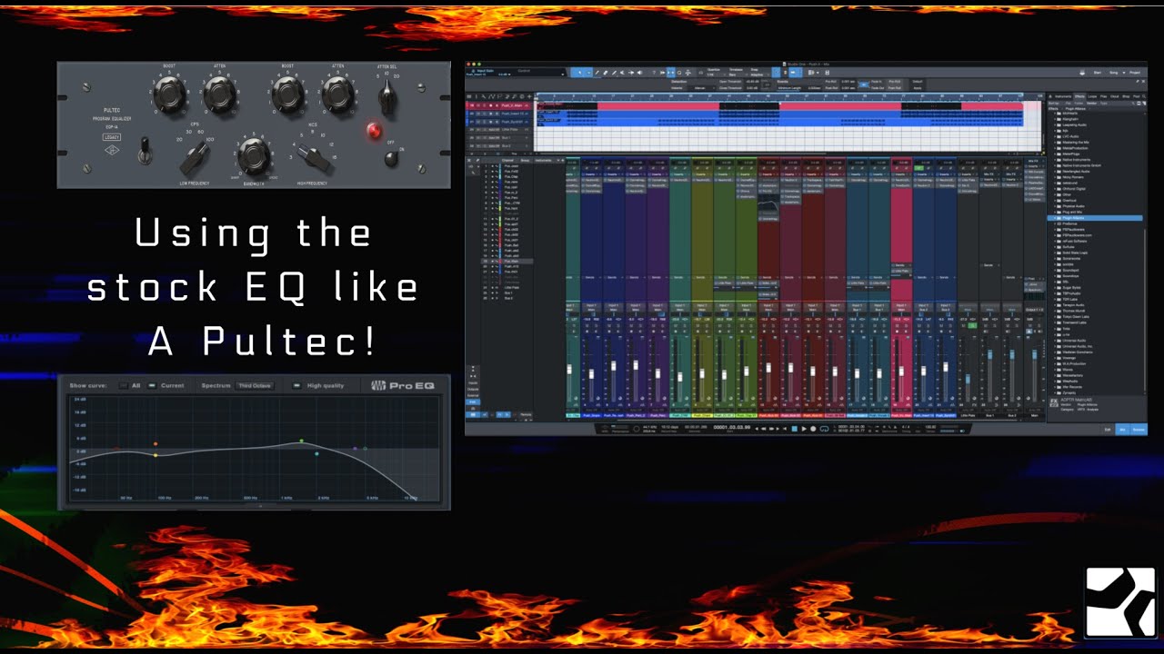 Using The Stock EQ Like A Pultec | Studio One 4.6 - YouTube