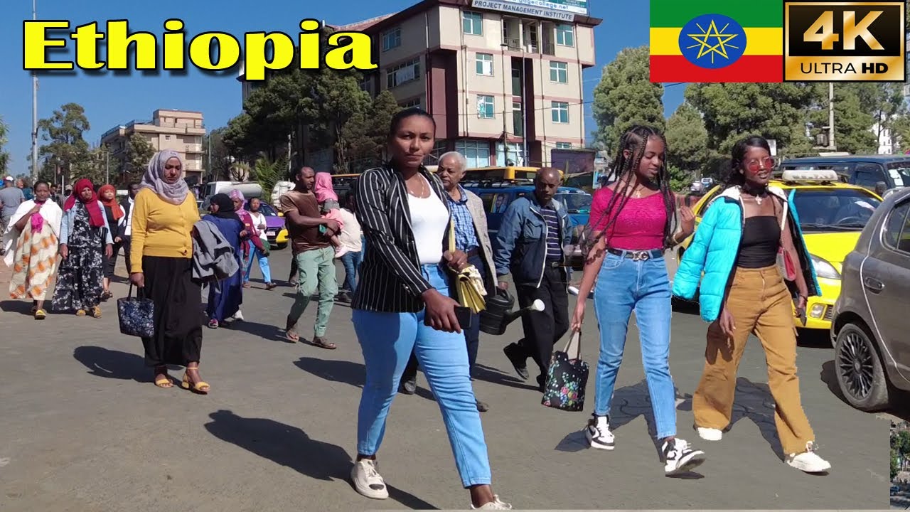 (አዲሱ ገበያ #3) Addis Ababa Walking Tour, Addisu Gebeya Ethiopia 2023 ...