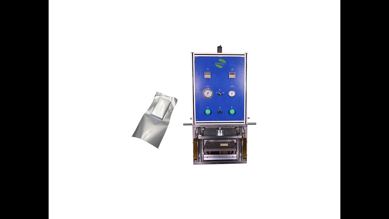 How to operate Pouch Cell Case Cup Forming Machine - YouTube