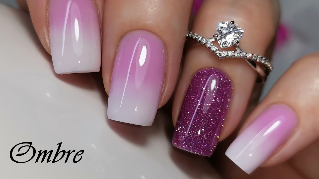 Ombre Gradient 💅Nail Design ideas 💅 Ideas De Diseño De Uñas - YouTube