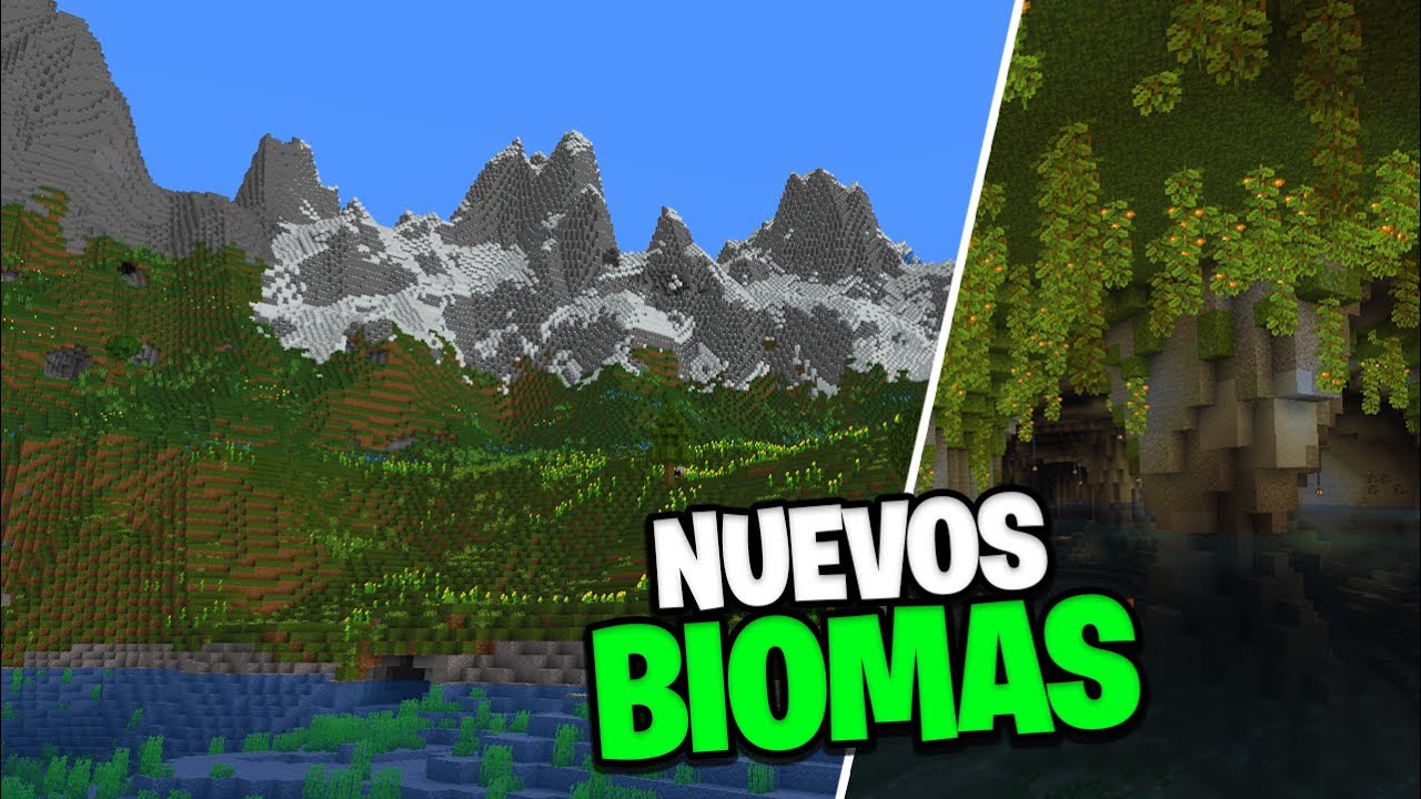 Este MOD MODIFICA la GENERACIÓN de los BIOMAS de Minecraft 1.20.1 ...