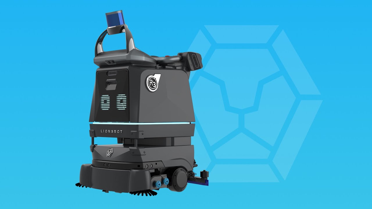 CCS LionsBot R3 Scrub Pro with 3D Lidar - YouTube