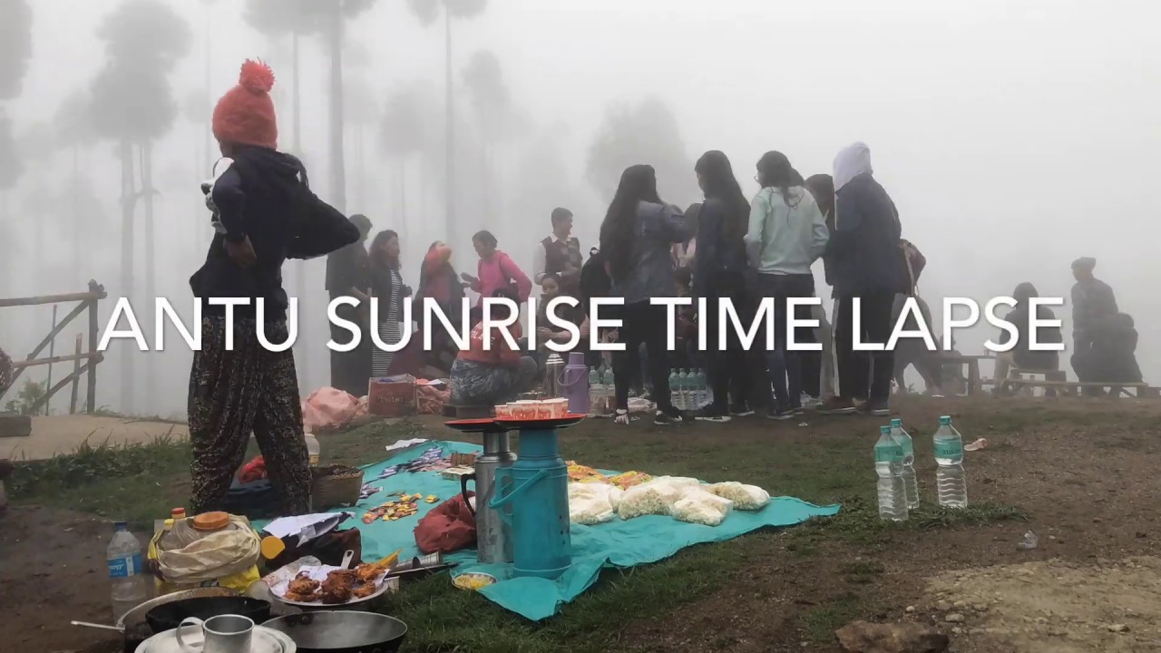 Antu sunrise view point - YouTube