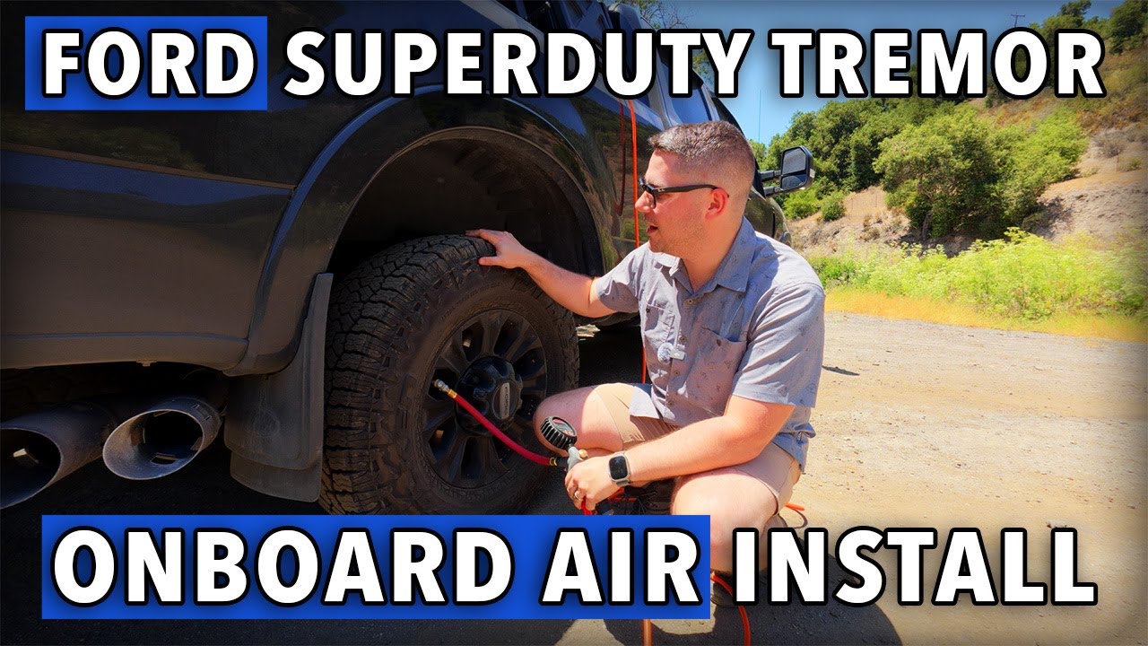 ONBOARD AIR FOR YOUR FORD SUPER DUTY | ARB Twin Air Compressor Install ...