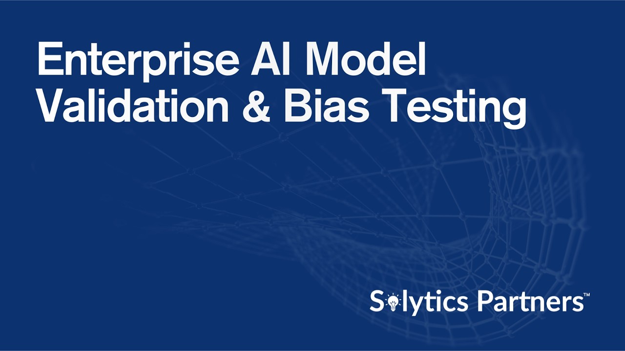 Enterprise AI Model Validation: Fairness, Bias, Stress Testing ...
