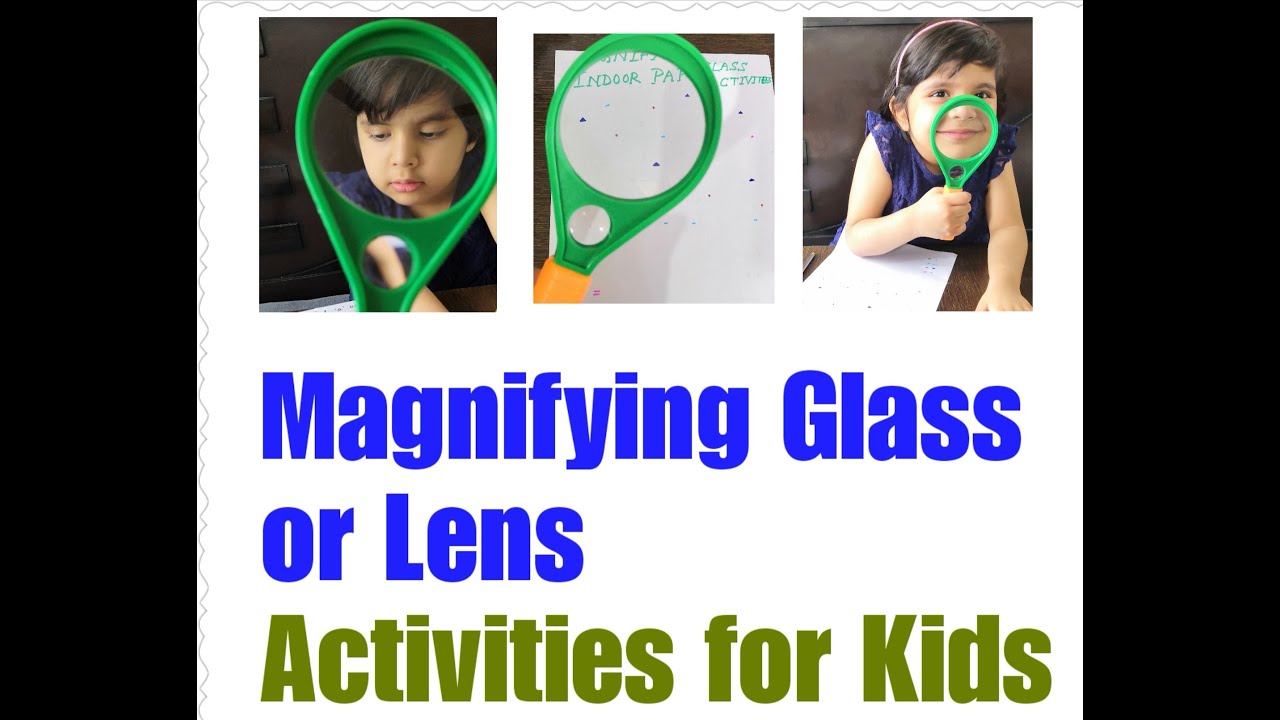 How to use Magnifying Glass or Lens Indoor? | Let's Explore | Little ...