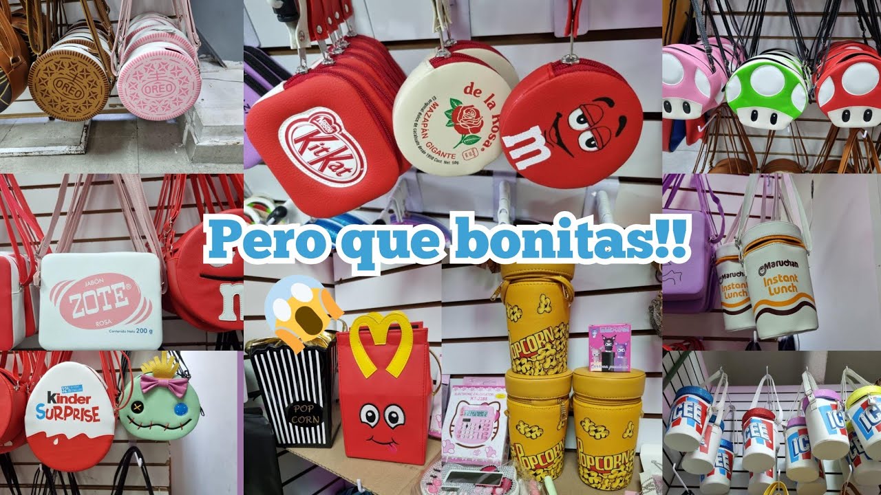😱IZAZAGA 38 😘BOLSAS SUPER KAWAII👜conchas, mazapan, oreo, zote ...