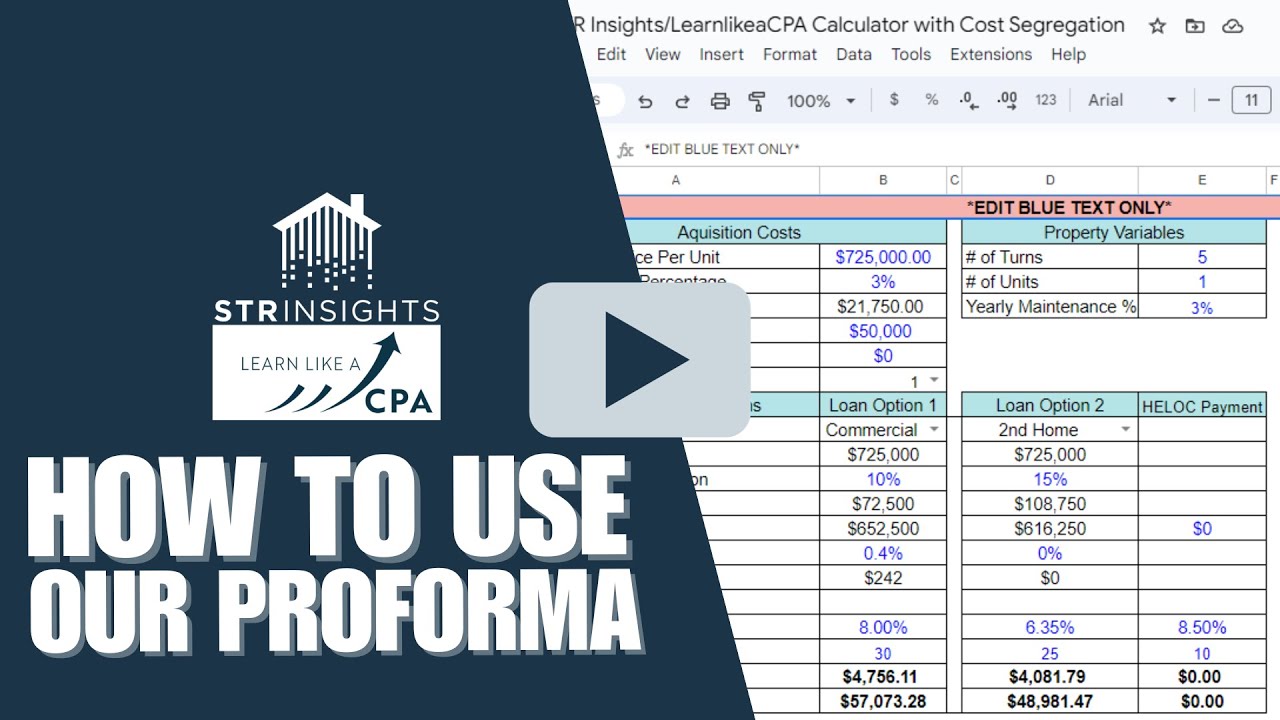 How to use our pro forma - YouTube