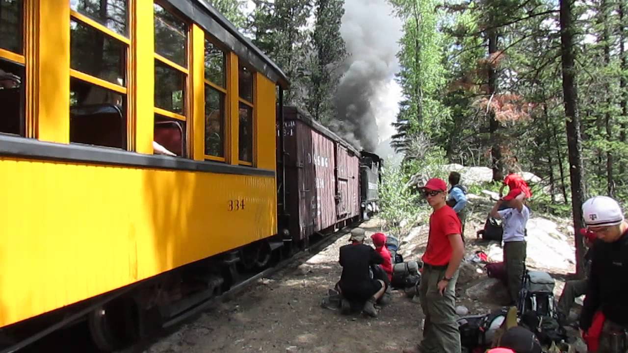 Durango & Silverton Narrow Gauge Steam Train Leaving us at Needleton ...