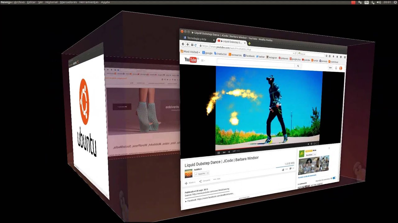 Cubo Ubuntu. Ubuntu Cube Desktop - YouTube