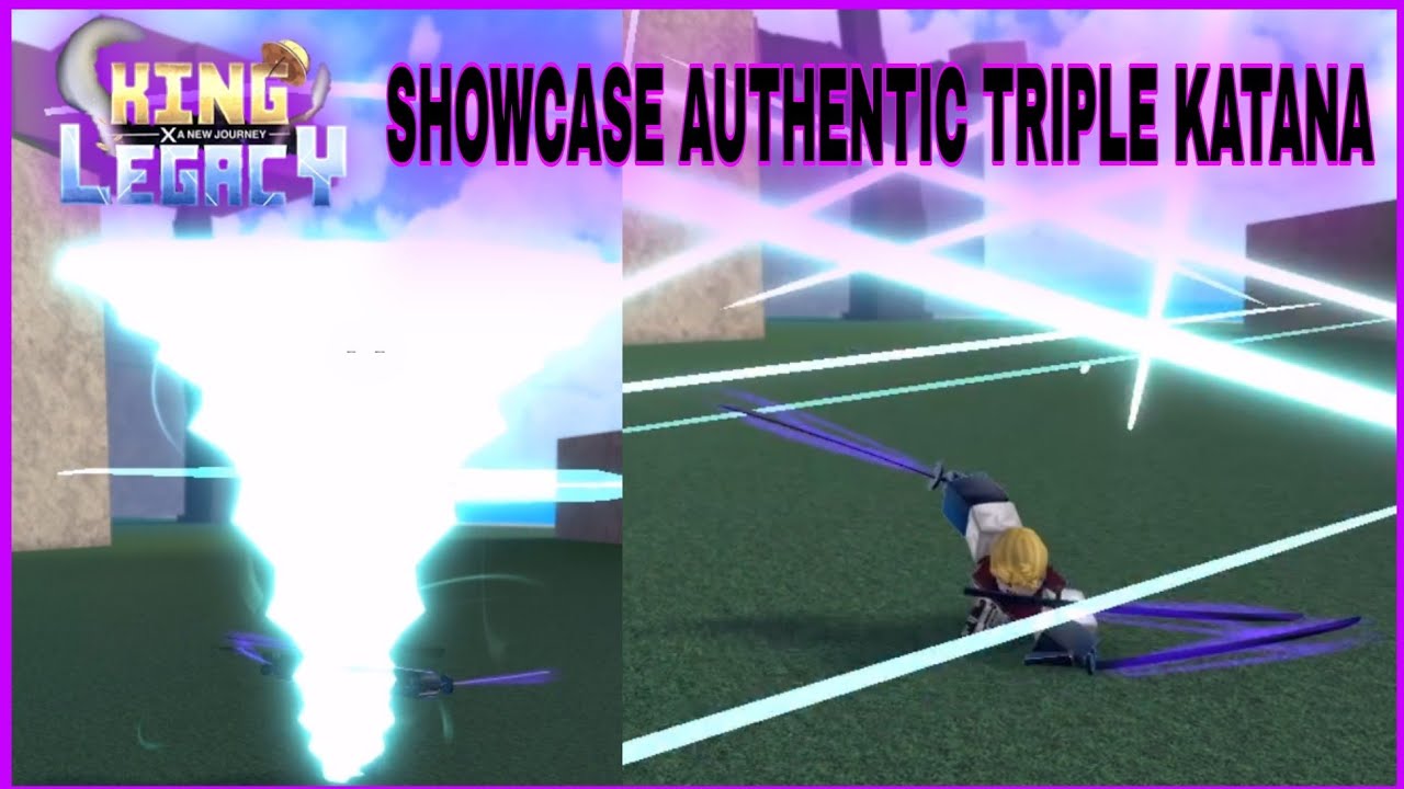 How To Get Authentic Triple Katana ( Roronoa Zoro ) + Showcase In King ...