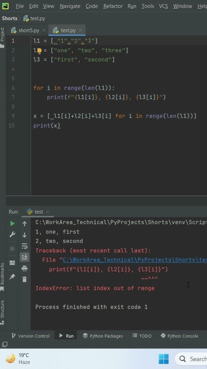 Python bits Iterating multiple lists - YouTube