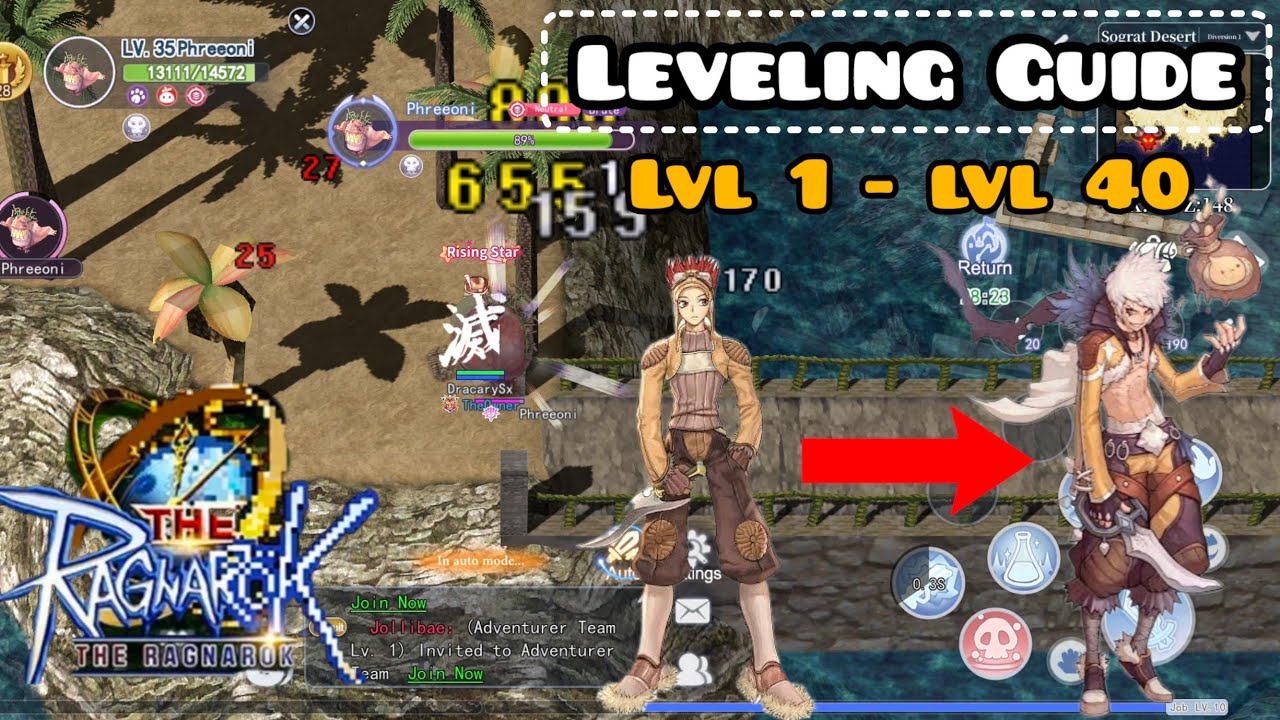 LEVELING GUIDE THIEF TO ASSASSIN | The Ragnarok SEA - YouTube