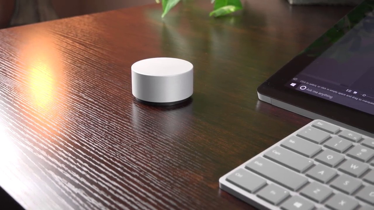 Microsoft Surface Dial with Surface Studio - YouTube