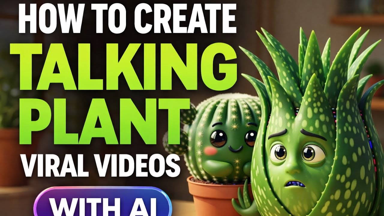 How To Create Talking Plant Viral Video With AI for Free | Best AI ...