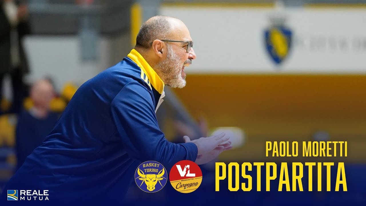 Conferenza Postpartita: Coach Paolo Moretti (Torino-Pesaro 85-69) - YouTube