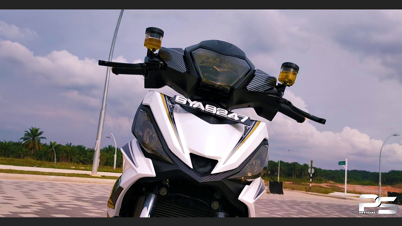 Honda Rs150r custom stripe X1R - YouTube