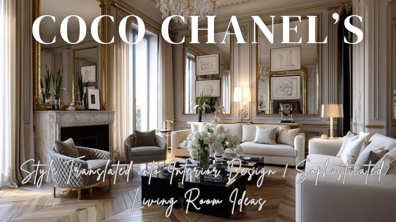 Coco Chanel’s Style Translated into Interior Design Sophisticated ...