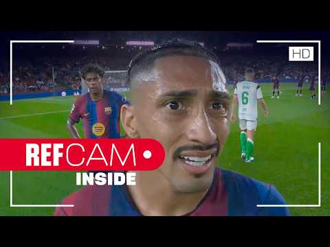 REFCAM POV: FC Barcelona vs Real Racing Club 👀