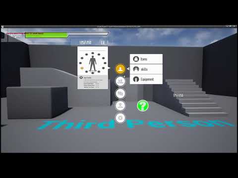 projet Argeon sword art online menu unreal engine 4