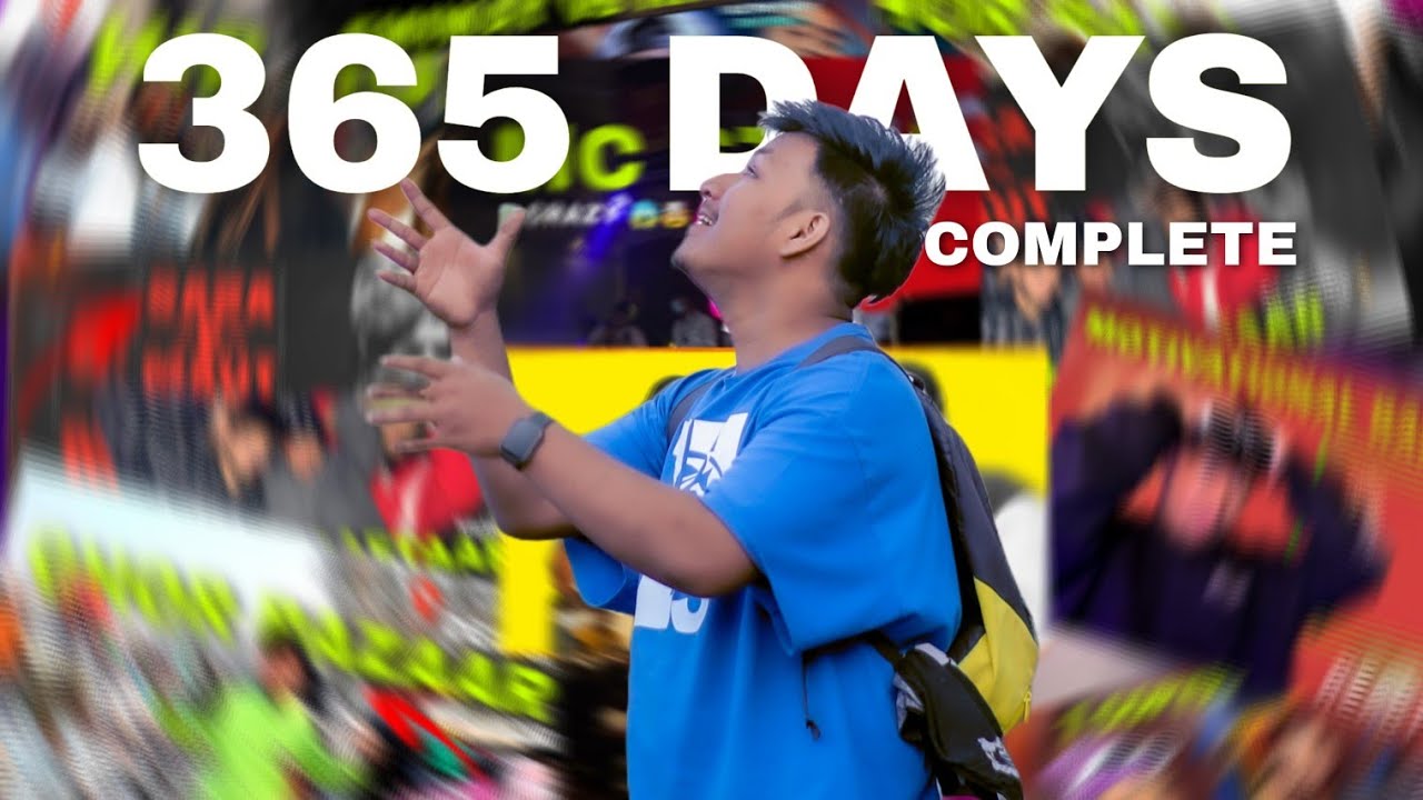 365 DAY'S VLOGS CHALLENGE COMPLETE 💔😢 IN HIP HOP COMMUNITY #hiphop #rap ...