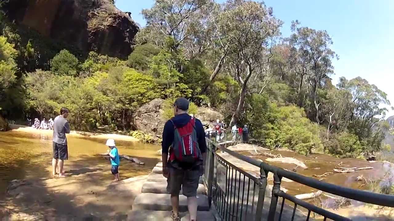 Wentworth Falls to Slack Stairs hike - YouTube
