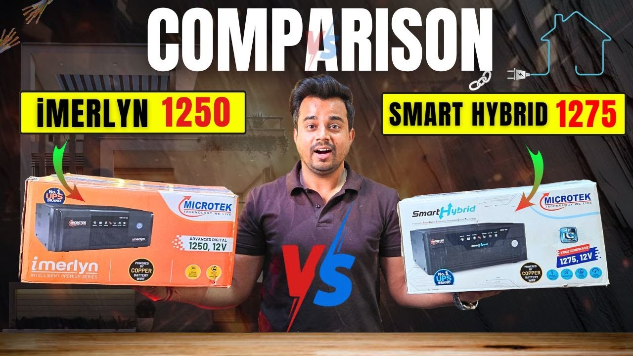 Microtek Smart Hybrid 1275 vs iMerlyn 1250 Inverter - Which Inverter is ...