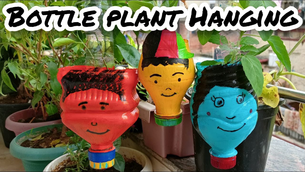 Plastic Bottle Planter For Hanging Plants | Bottle Plant Pot | Handmade ...
