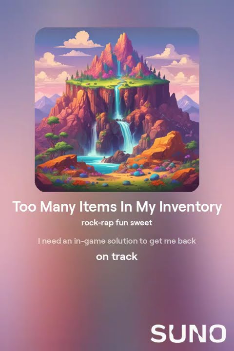 Too Many Items In My Inventory - YouTube