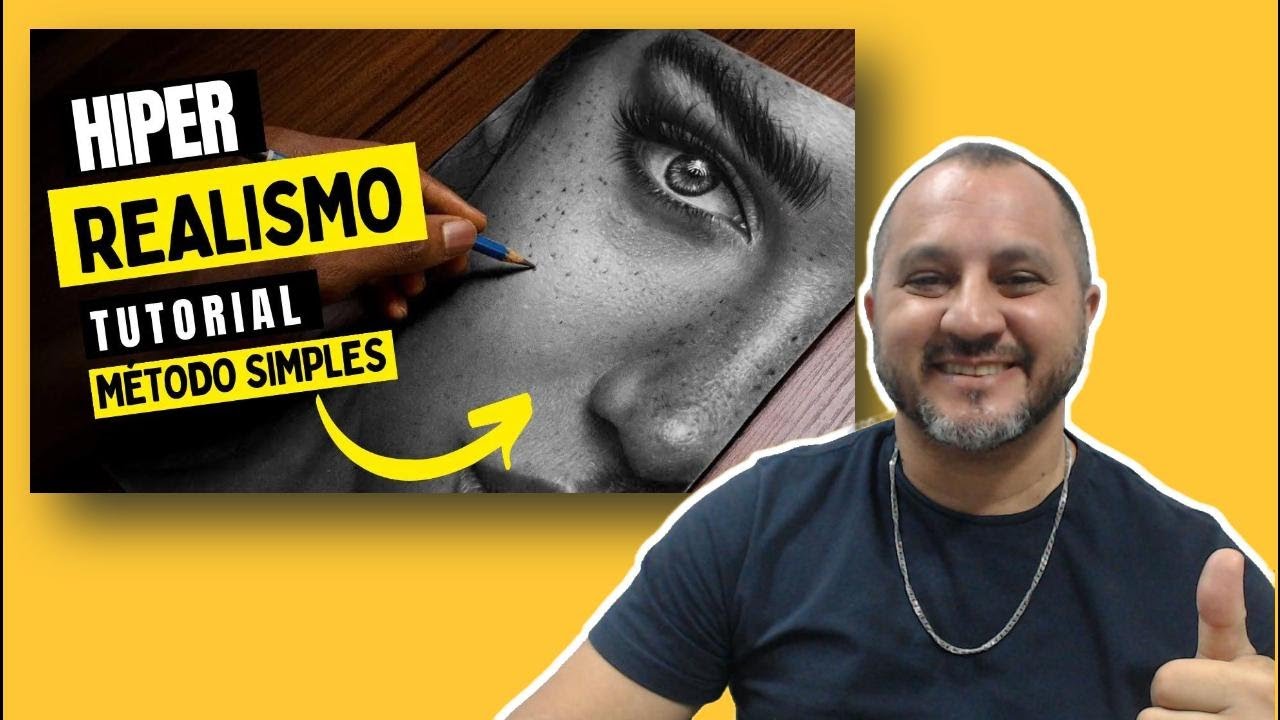EXPERIMENTANDO O HIPER-REALISMO PELA PRIMEIRA VEZ | TUTORIAL DE DESENHO ...