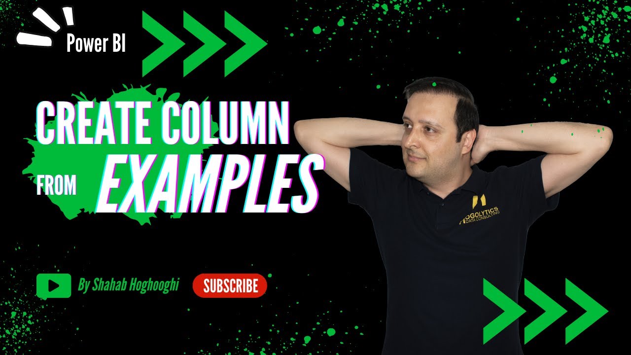 How to Create a Column From Examples without M Power Query? - YouTube