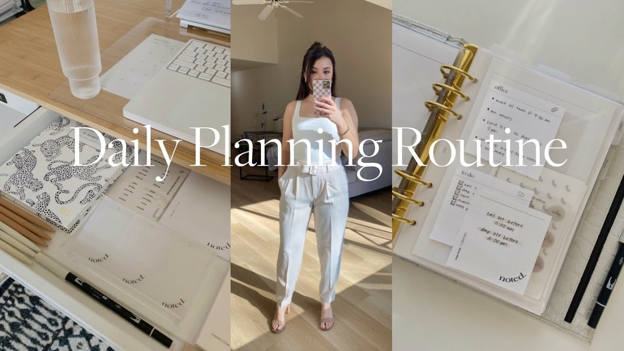Daily Planning Routine | 2023 Planner Insert Mini-Series PART 4 ...